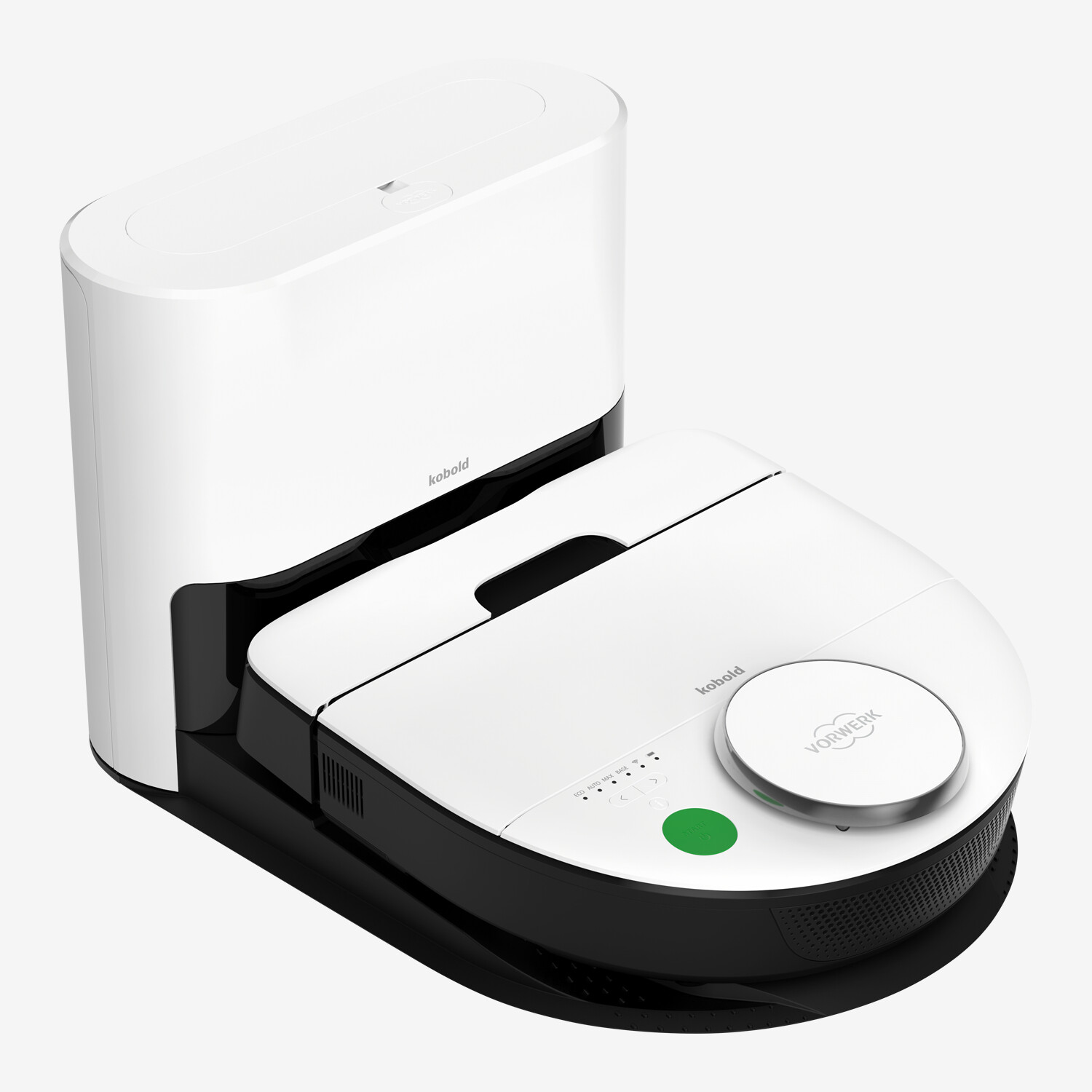 Vorwerk Kobold VR7 Vacuum Robot with RB7 Service Station, White/Black ...