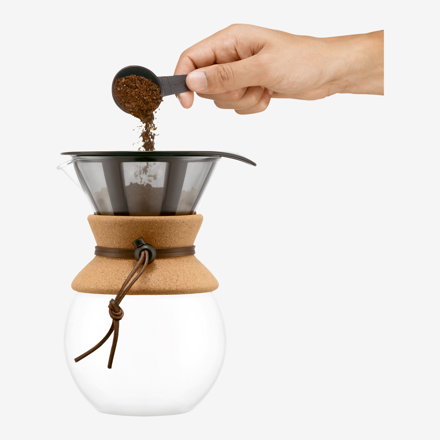 Bodum Pour Over Coffee Maker With Filter, L, Red, L 34 Oz, 56% OFF