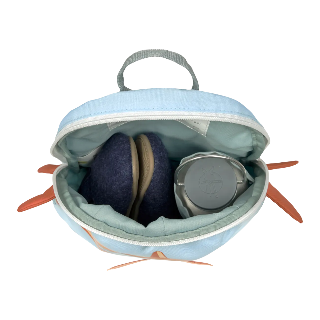 LÄSSIG Tiny Drivers Propeller Plane Children's Backpack, Blue - Worldshop