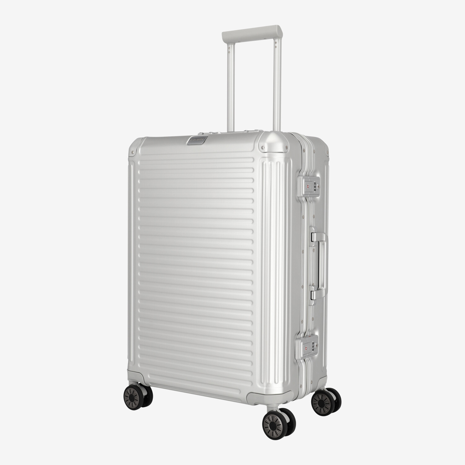 travelite Next Trolley M, Silver-coloured - Worldshop