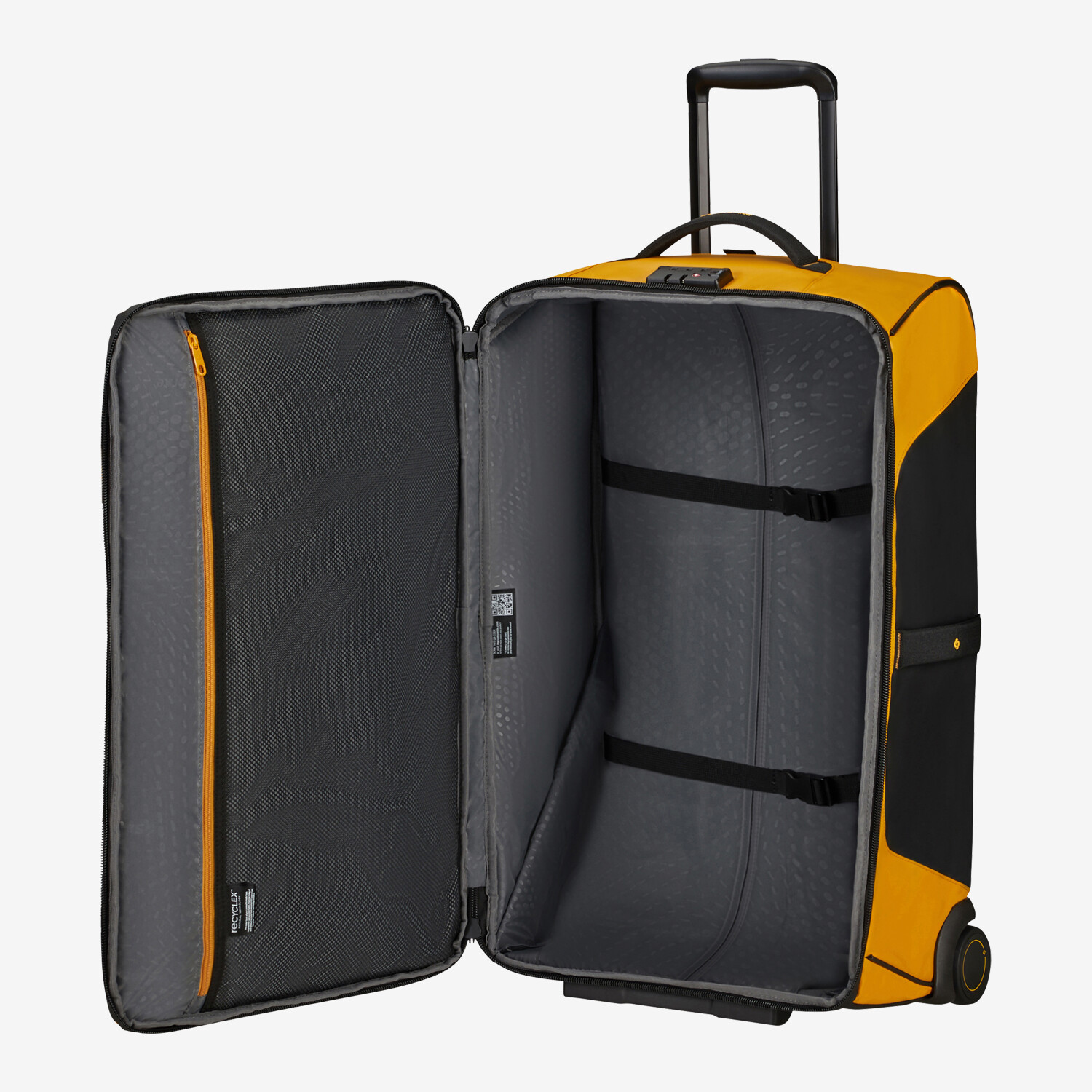 Samsonite Ecodiver 67 Travel Bag with Wheels, Yellow - Worldshop