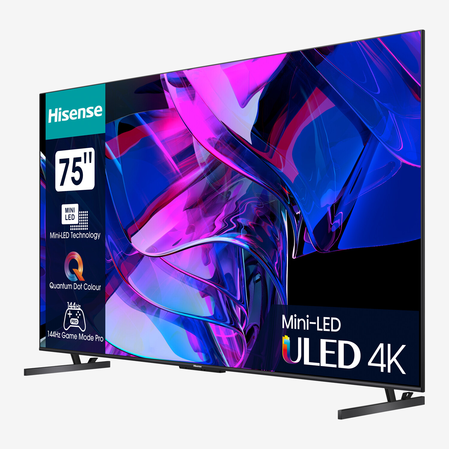 Hisense 75U7KQ Quantum Mini LED ULED 4K Smart-TV, 75″, Anthrazit ...