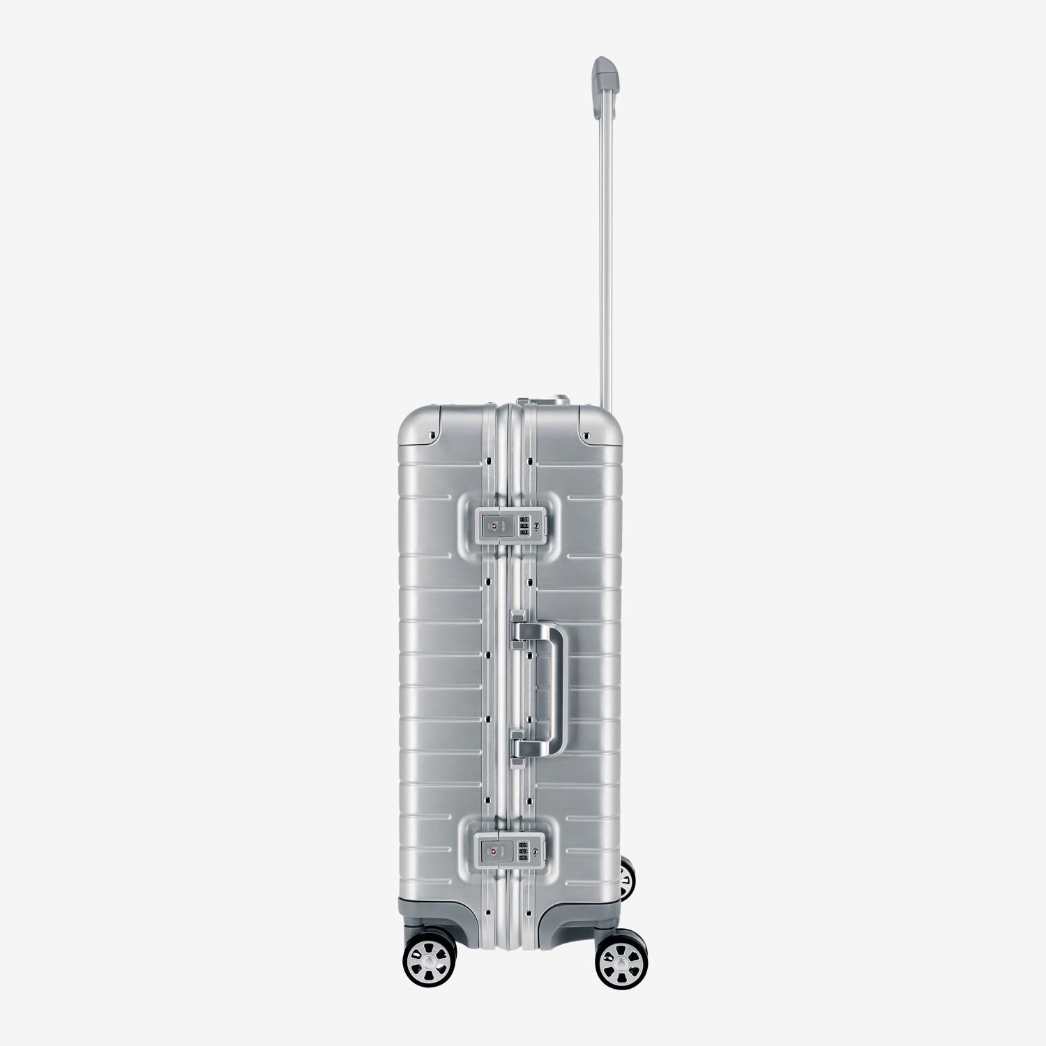 Lufthansa Aluminium Collection Trolley M, Silver - Worldshop